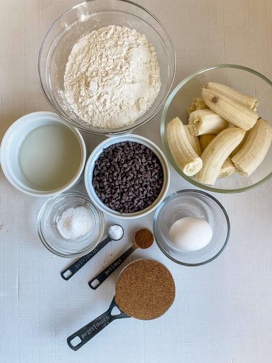 Dairy Free Banana Chocolate Chip Muffins - Lovely Delites