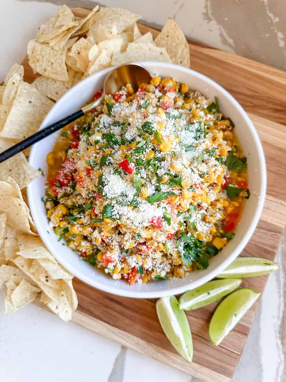Cottage Cheese Corn Dip - Lovely Delites