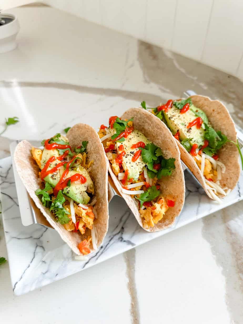 Breakfast Street Tacos - Lovely Delites