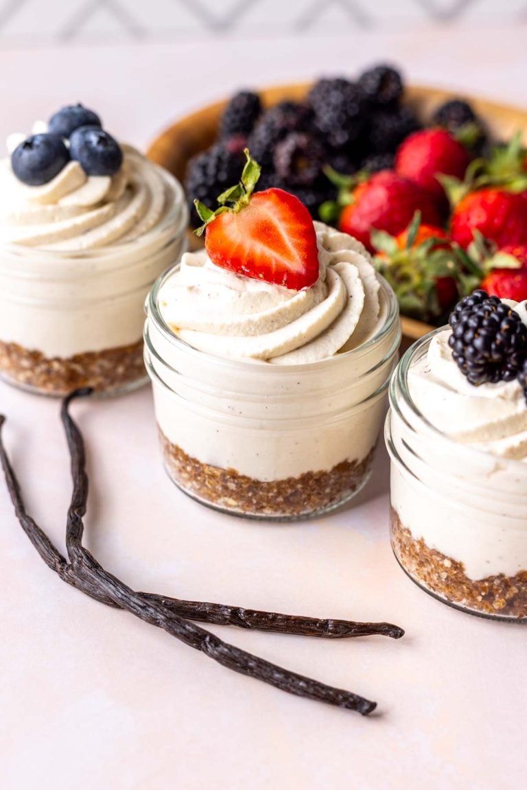 Cottage Cheesecake Jars - Lovely Delites