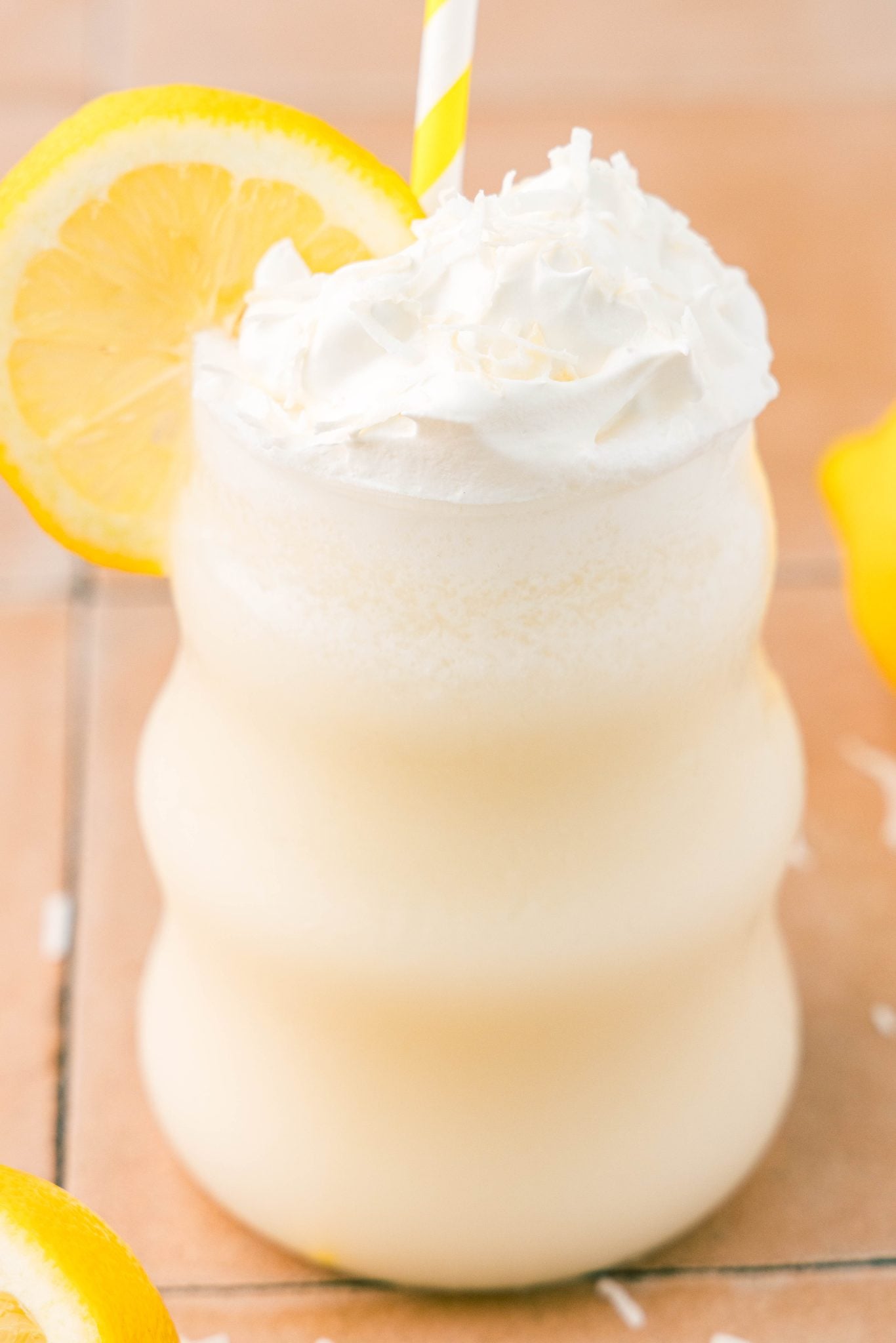 Whipped Frozen Lemonade (3 Ingredients!) - Lovely Delites